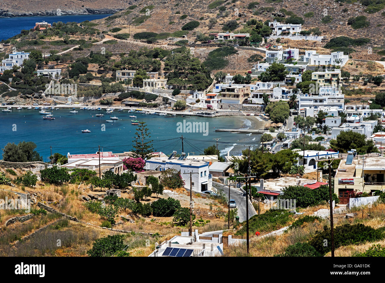 Kini village syros hi-res stock photography and images - Alamy
