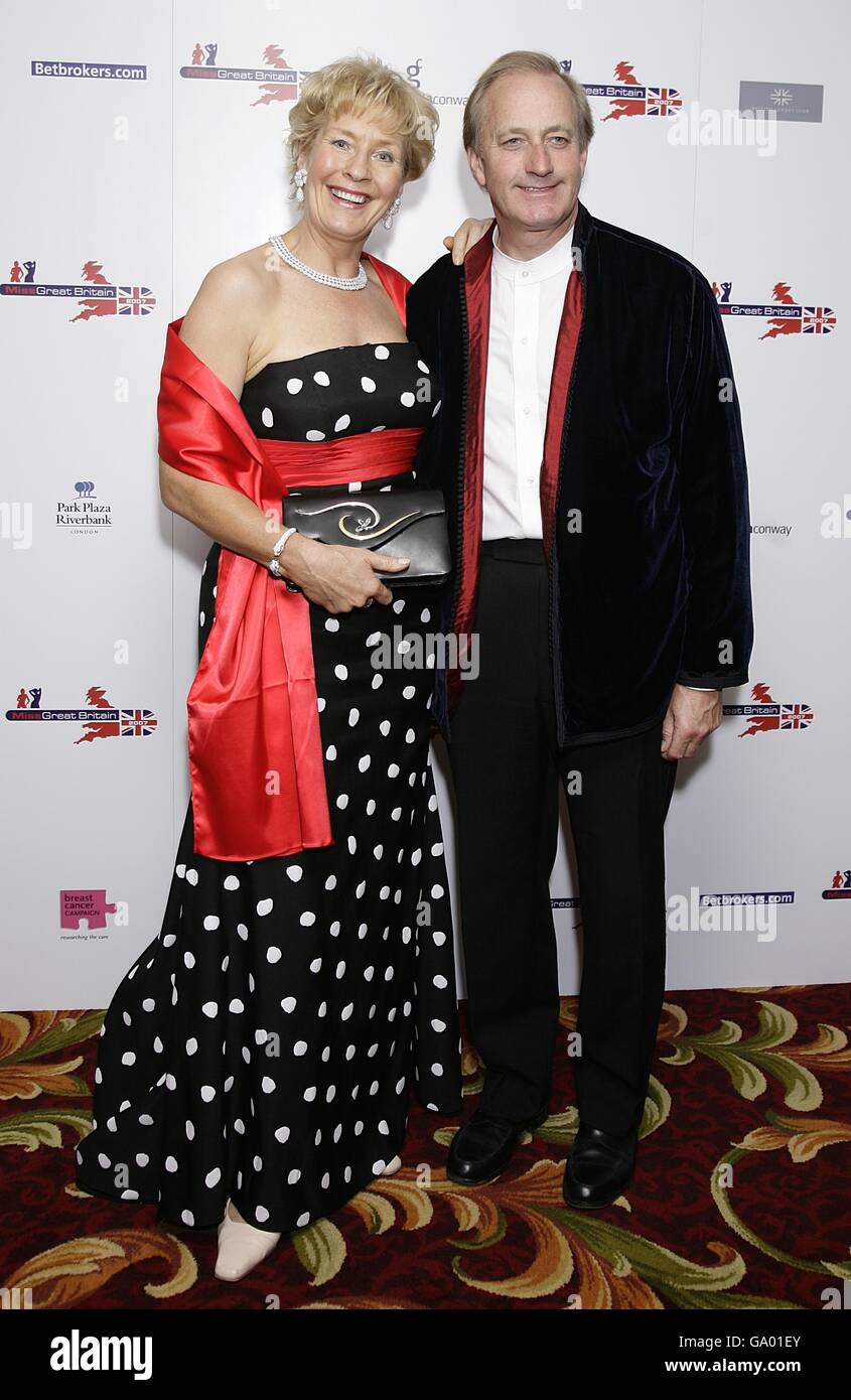 Neil hamilton wife christine arrive miss great britain 2007 ceremony hi ...