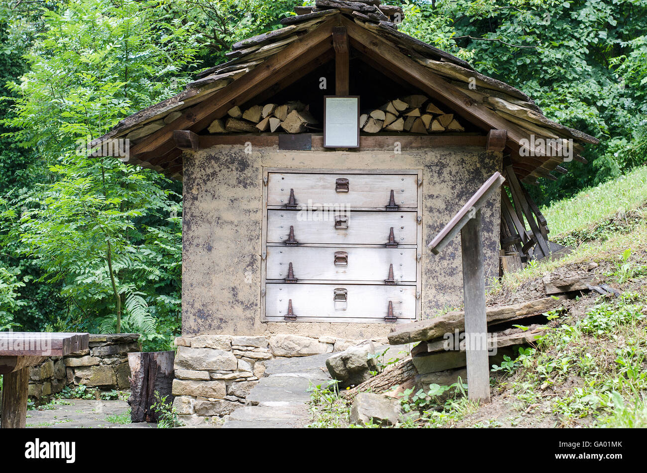 Old stone house in the Etar Museum, Gabrovo,Bulgaria Stock Photo - Alamy