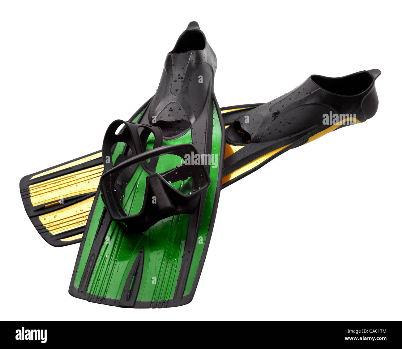 Diving Mask And Flippers Stock Photos & Diving Mask And Flippers Stock ...