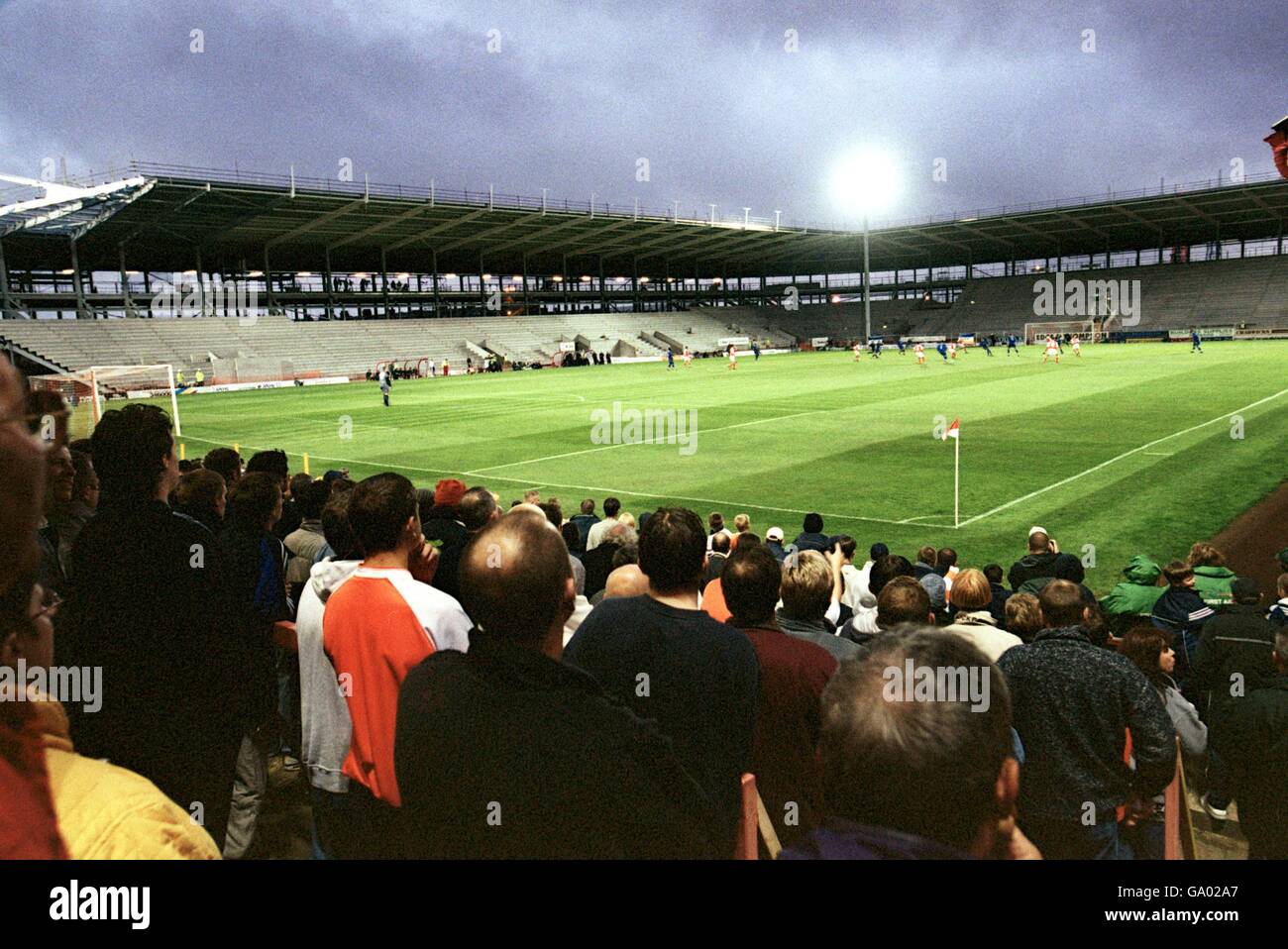 The new stands under construction at the Blackpool Football Club Stock ...