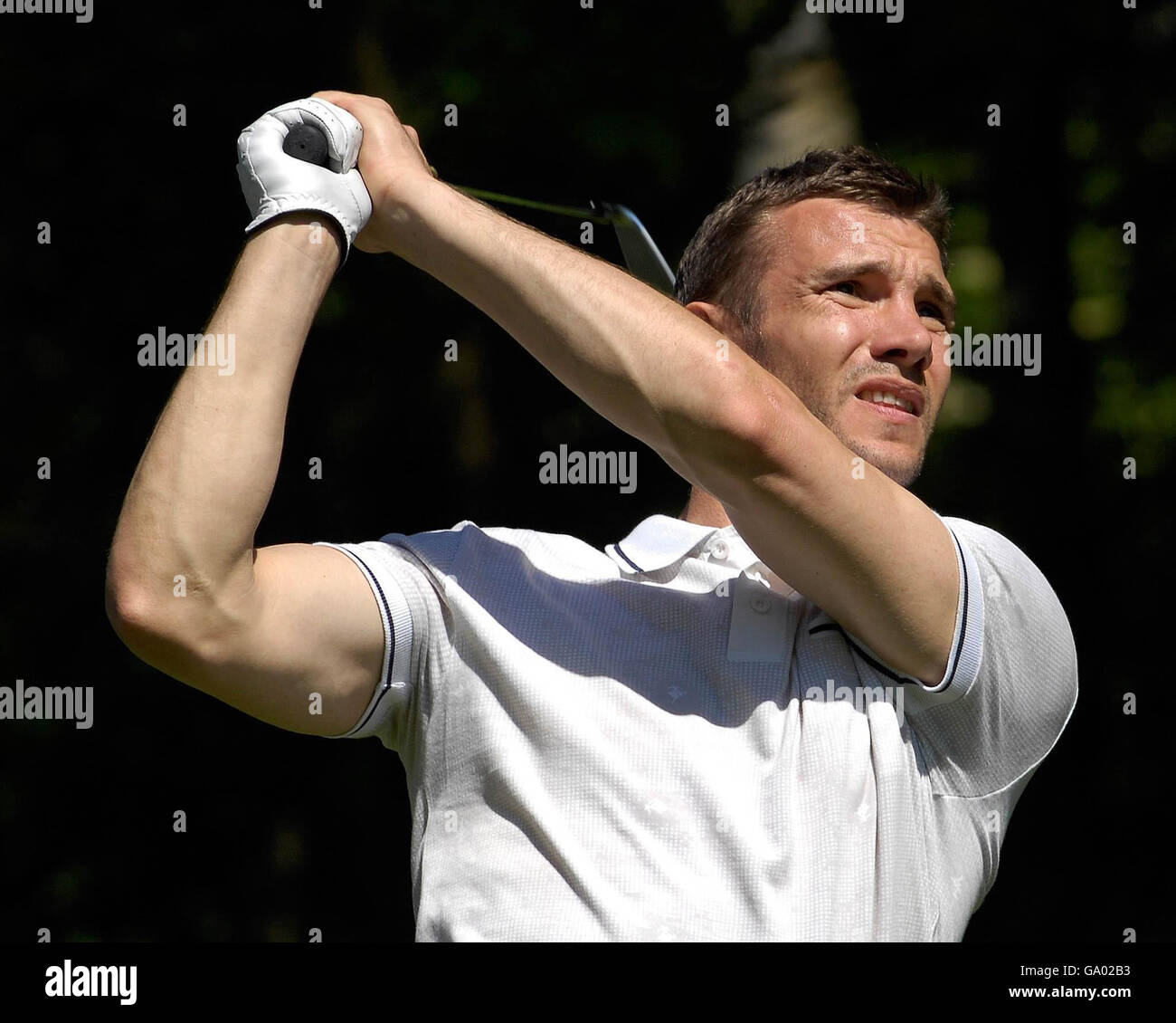 Chelsea footballer Andriy Shevchenko in action during the BMW ...