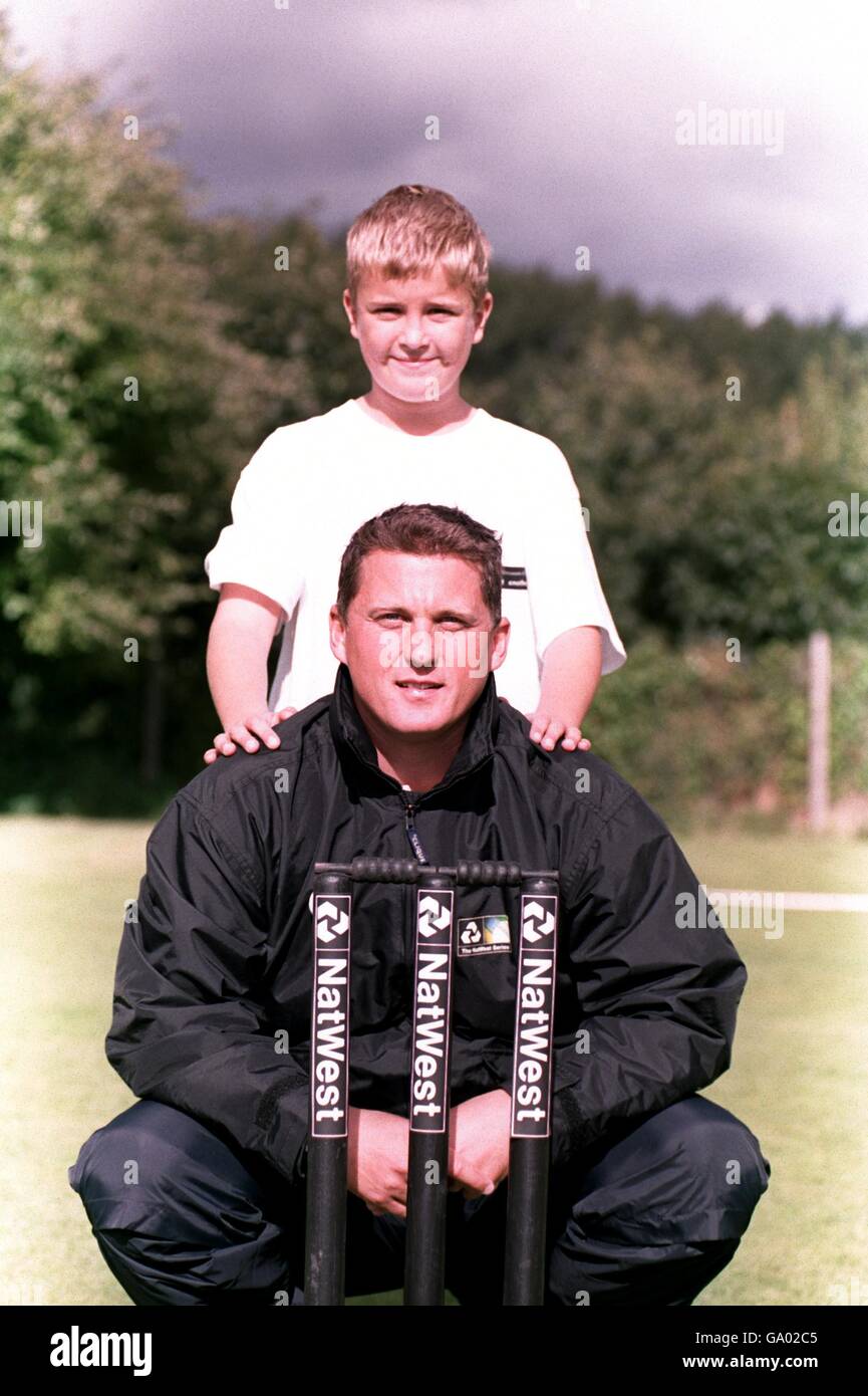 Manchester Evening News competition winner Adam Johnson with England ...
