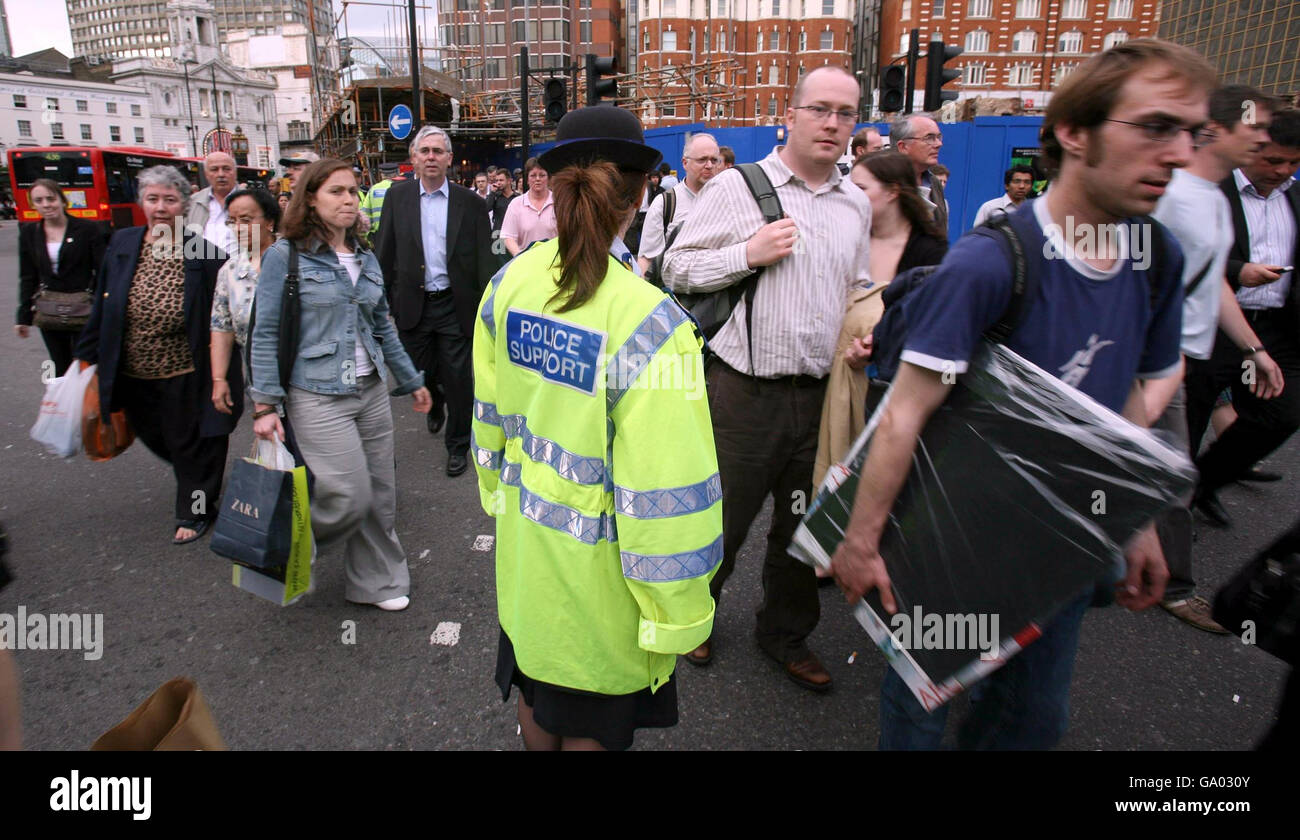 Lineside fire causes rail and road chaos Stock Photo - Alamy