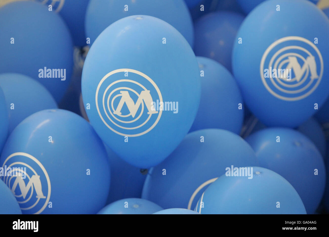 Corporate balloons at medical device company owen mumford in chipping ...