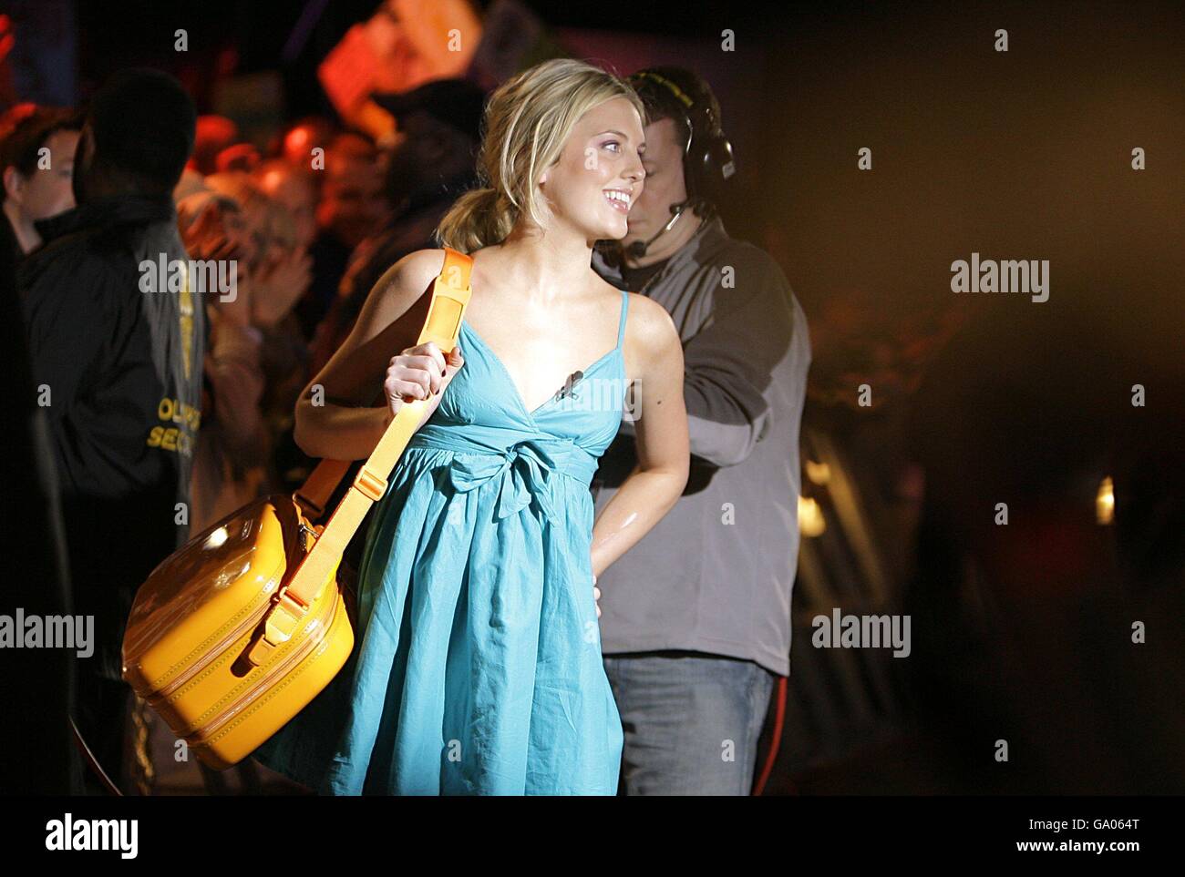 Emily arrives to enter the Big Brother house at Elstree Studios ...