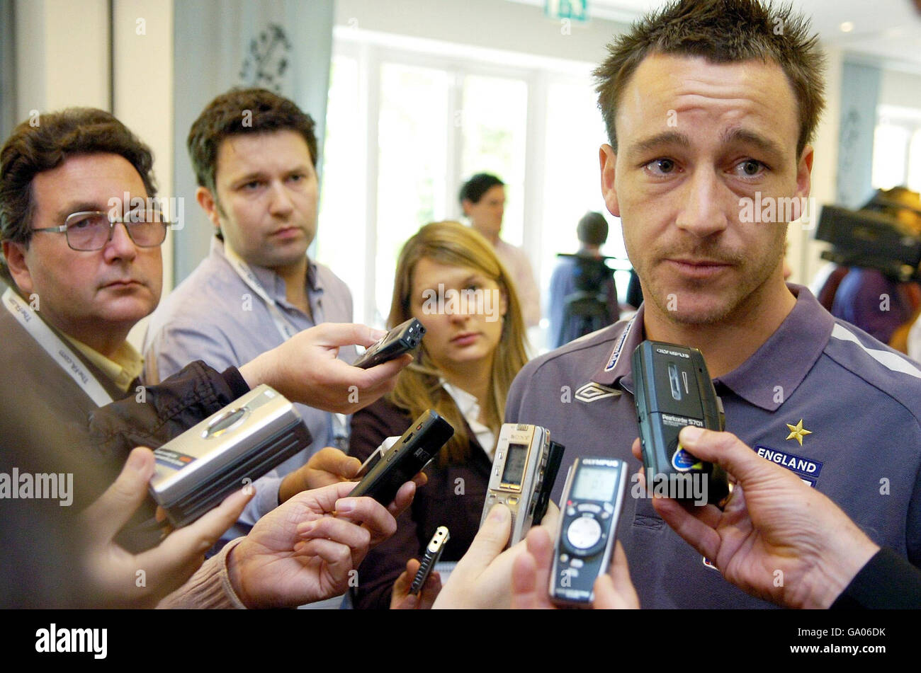 England captain John Terry during a press conference at The Grove Hotel ...
