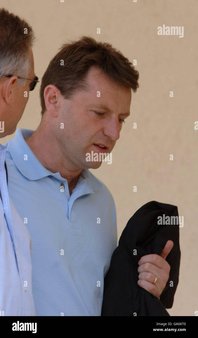 Gerry McCann leaves his apartment in Praia Da Luz, Portugal to head for ...
