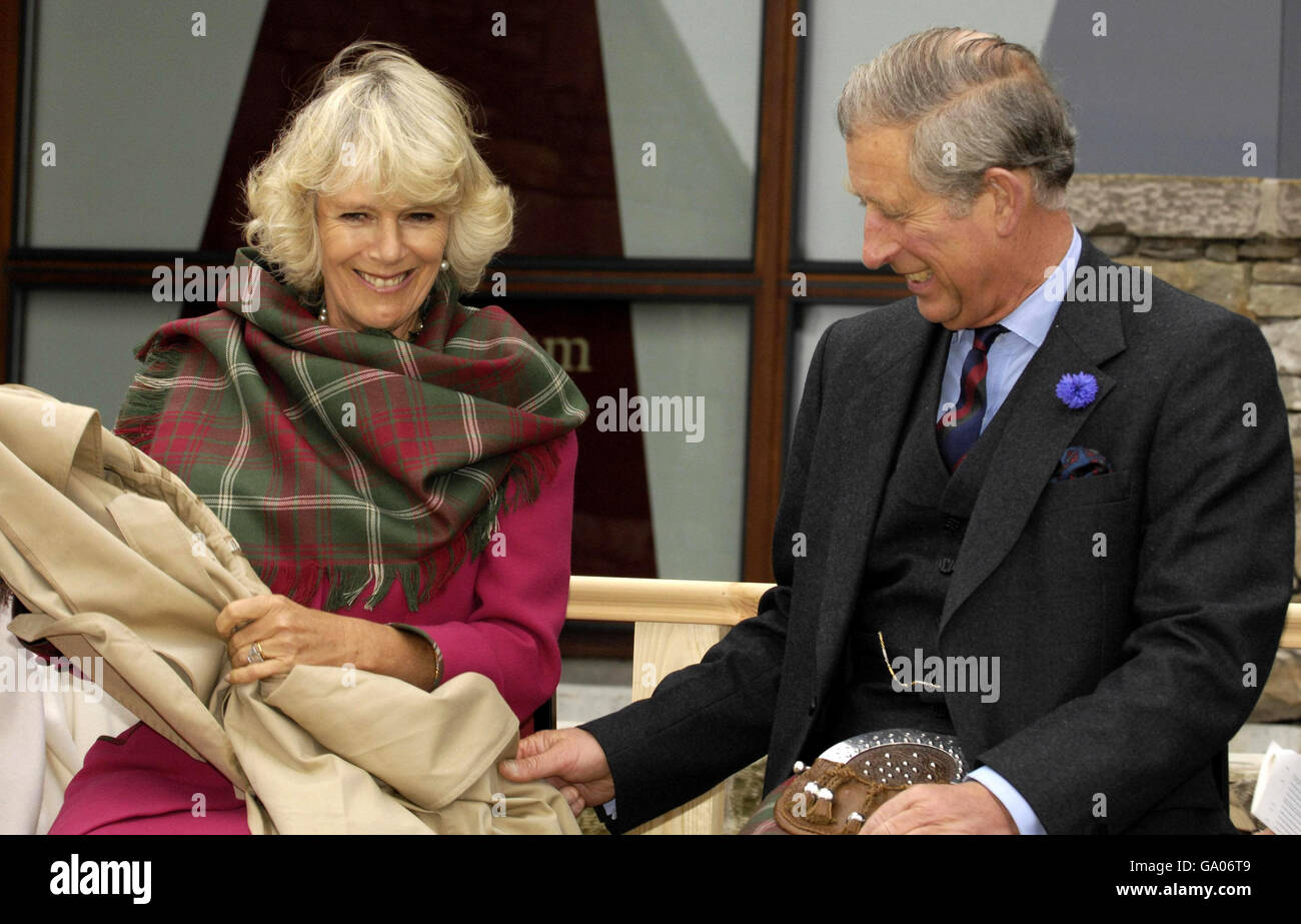 Royal couple in Scotland Stock Photo - Alamy