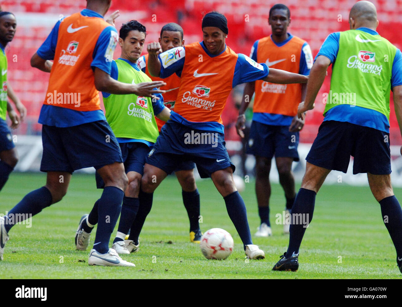 Soccer - Brazil Training Session - Wembley Stadium Stock Photo - Alamy