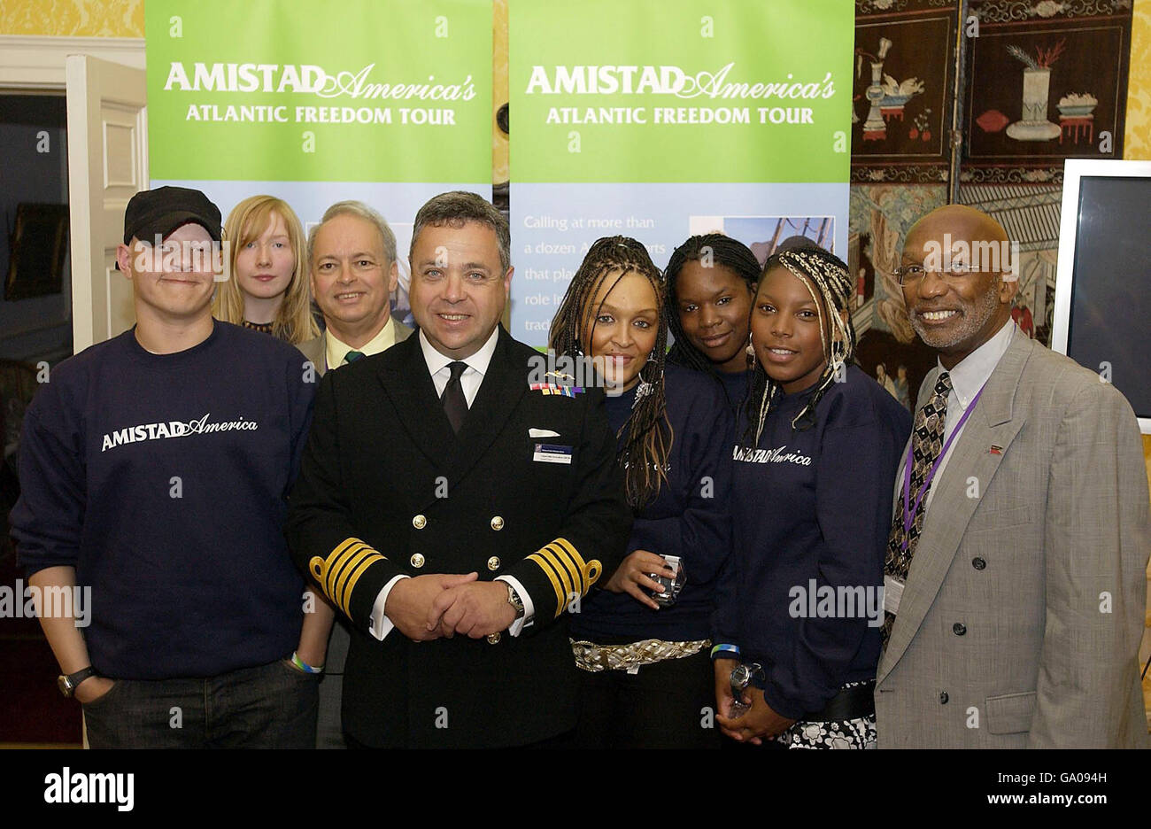 (From the left) Michael Simon, Imogen Ashfield, Clay Maitland, Captain ...