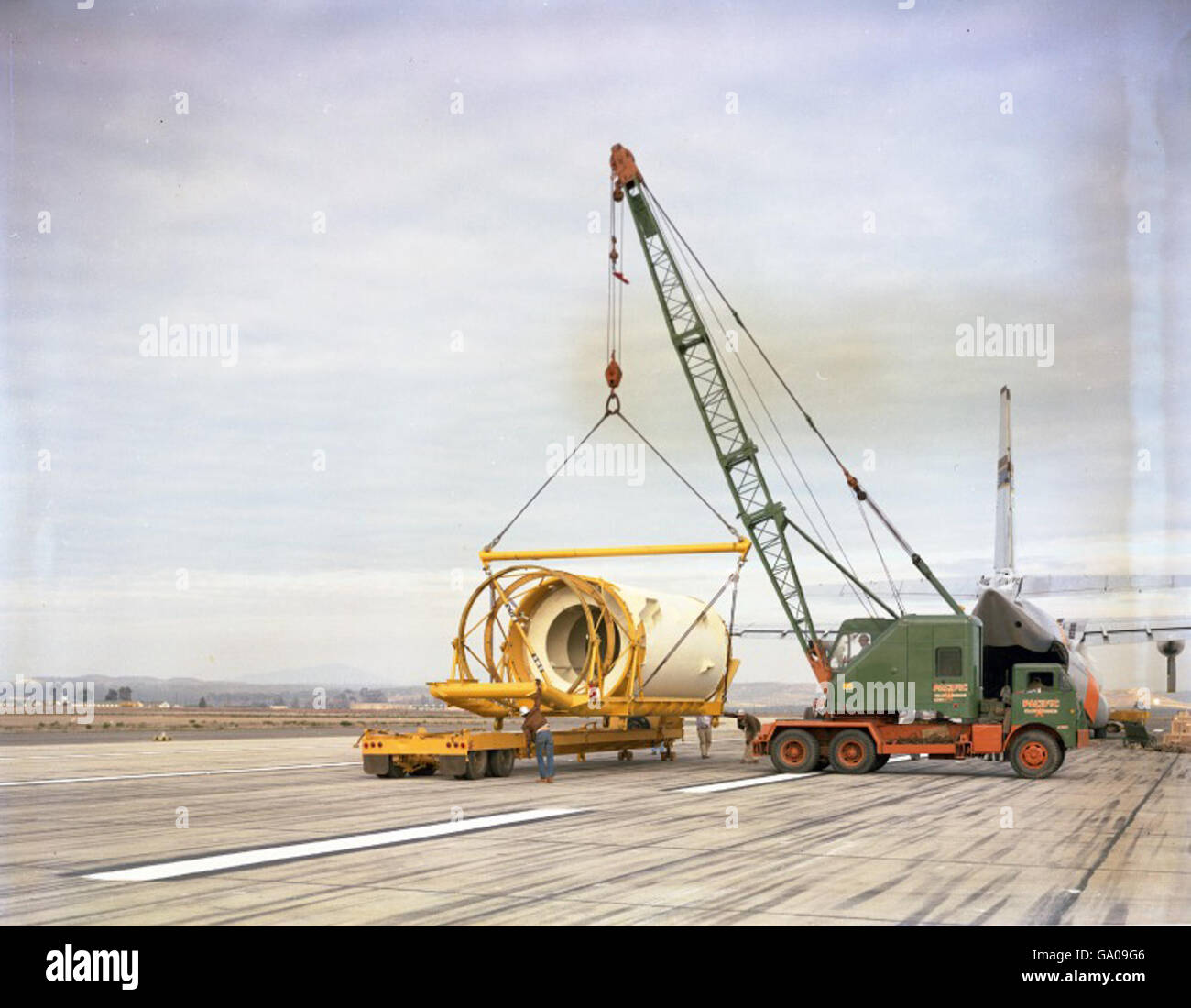 Atlas missile 109D, also known as Mercury, in the factory on November ...