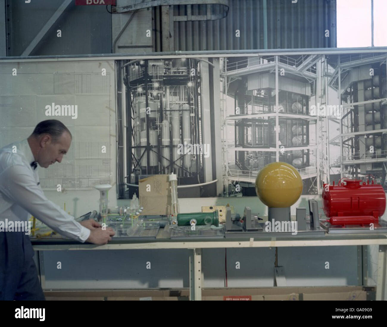 This image from the Atlas Negative Collection depicts an early Atlas ...