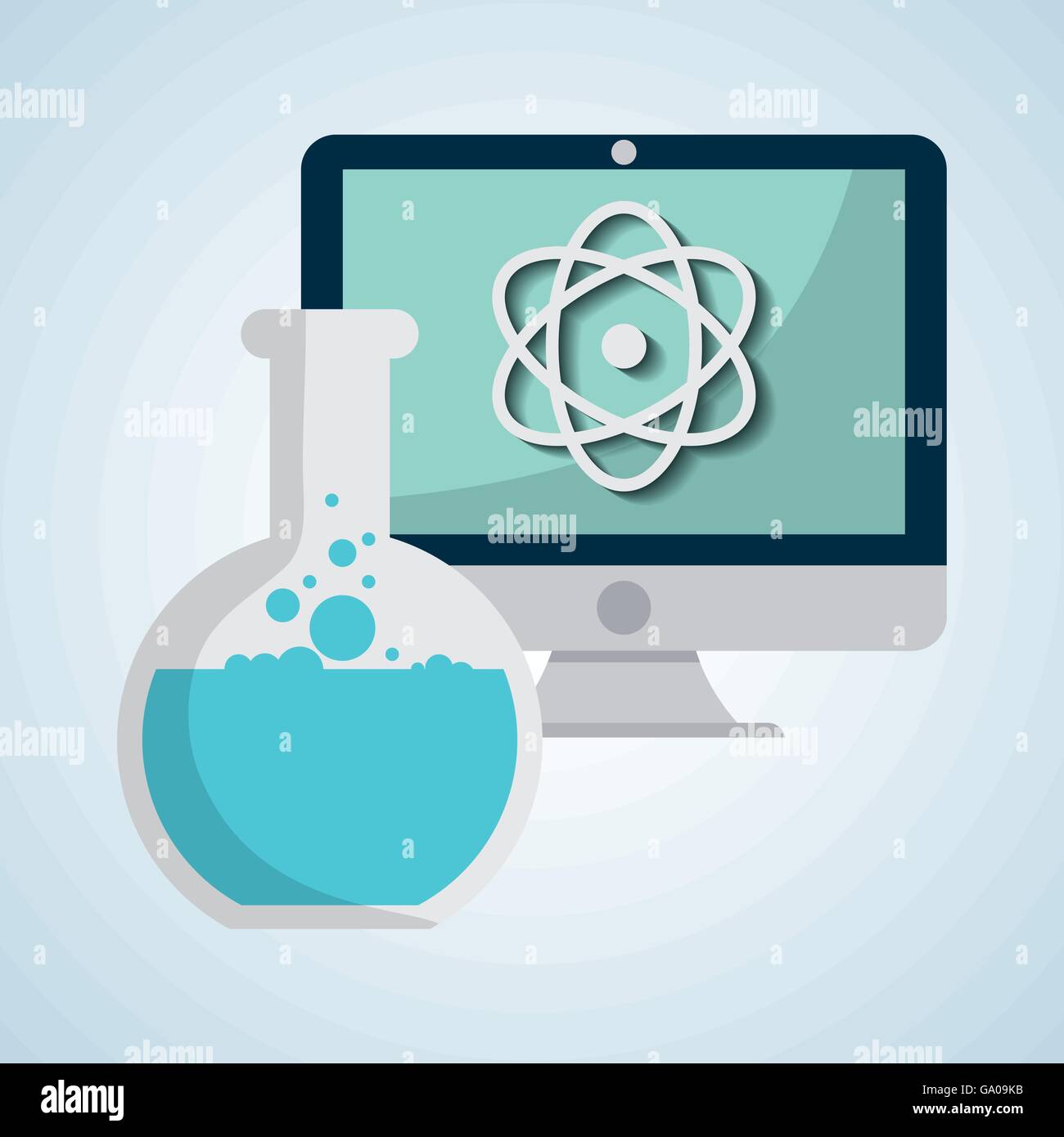 Science design. technology icon. Research concept Stock Vector Image ...