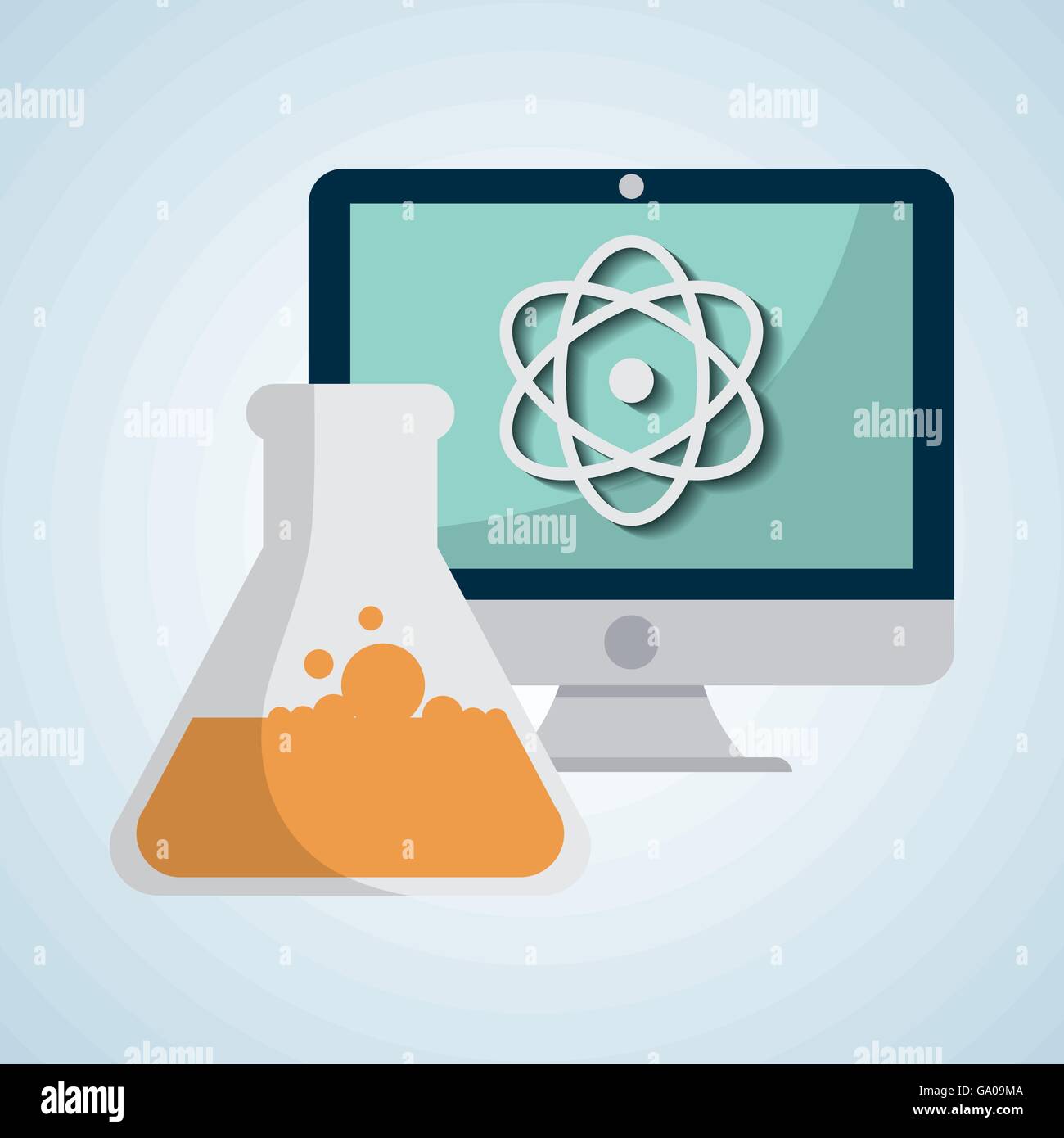 Science design. technology icon. Research concept Stock Vector Image ...