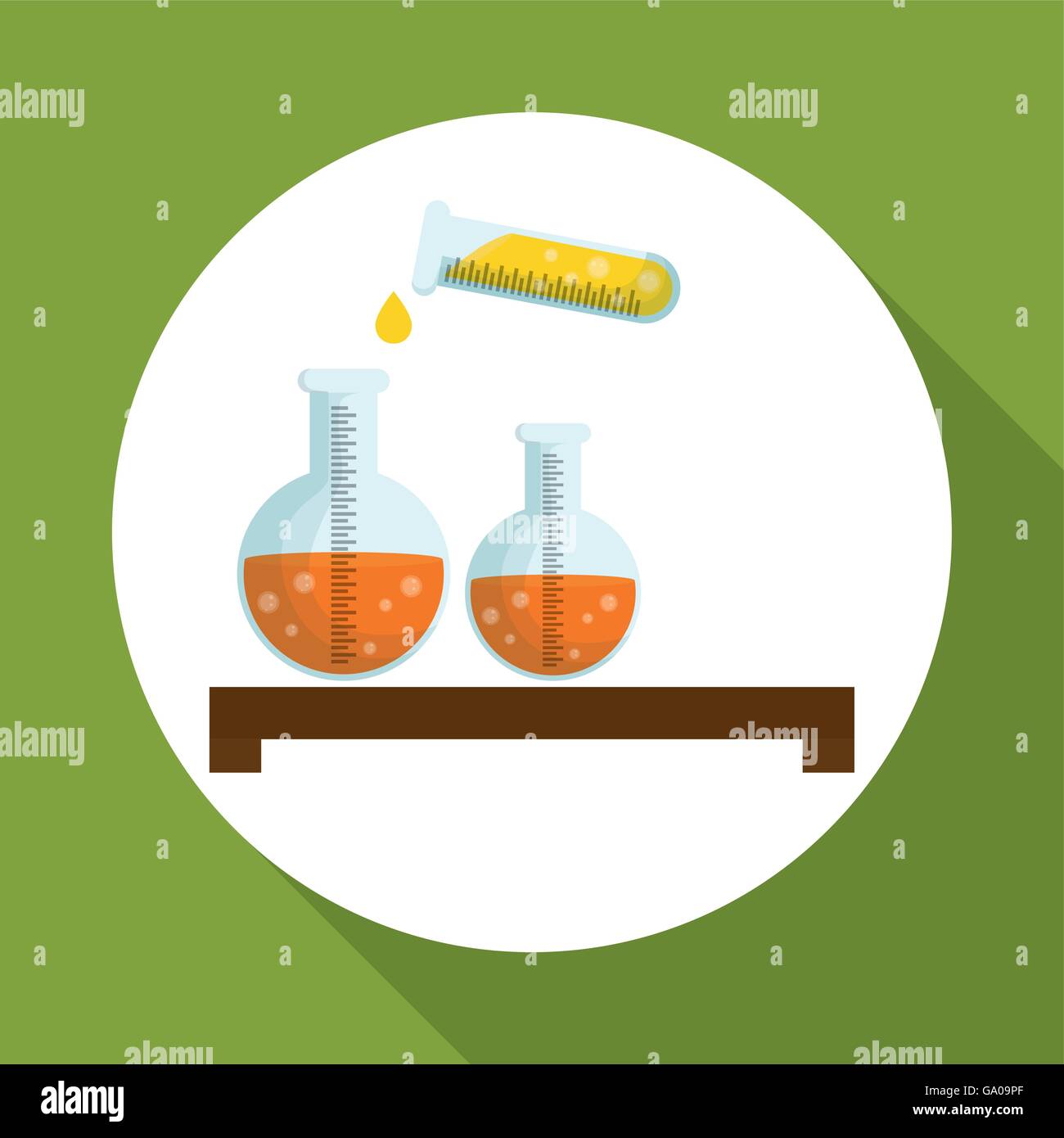Science design. Research concept. Chemistry illustration Stock Vector ...