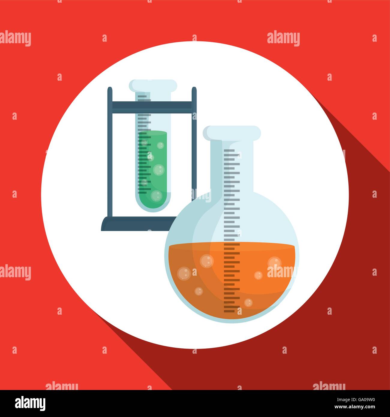 Science design. Research concept. Chemistry illustration Stock Vector ...