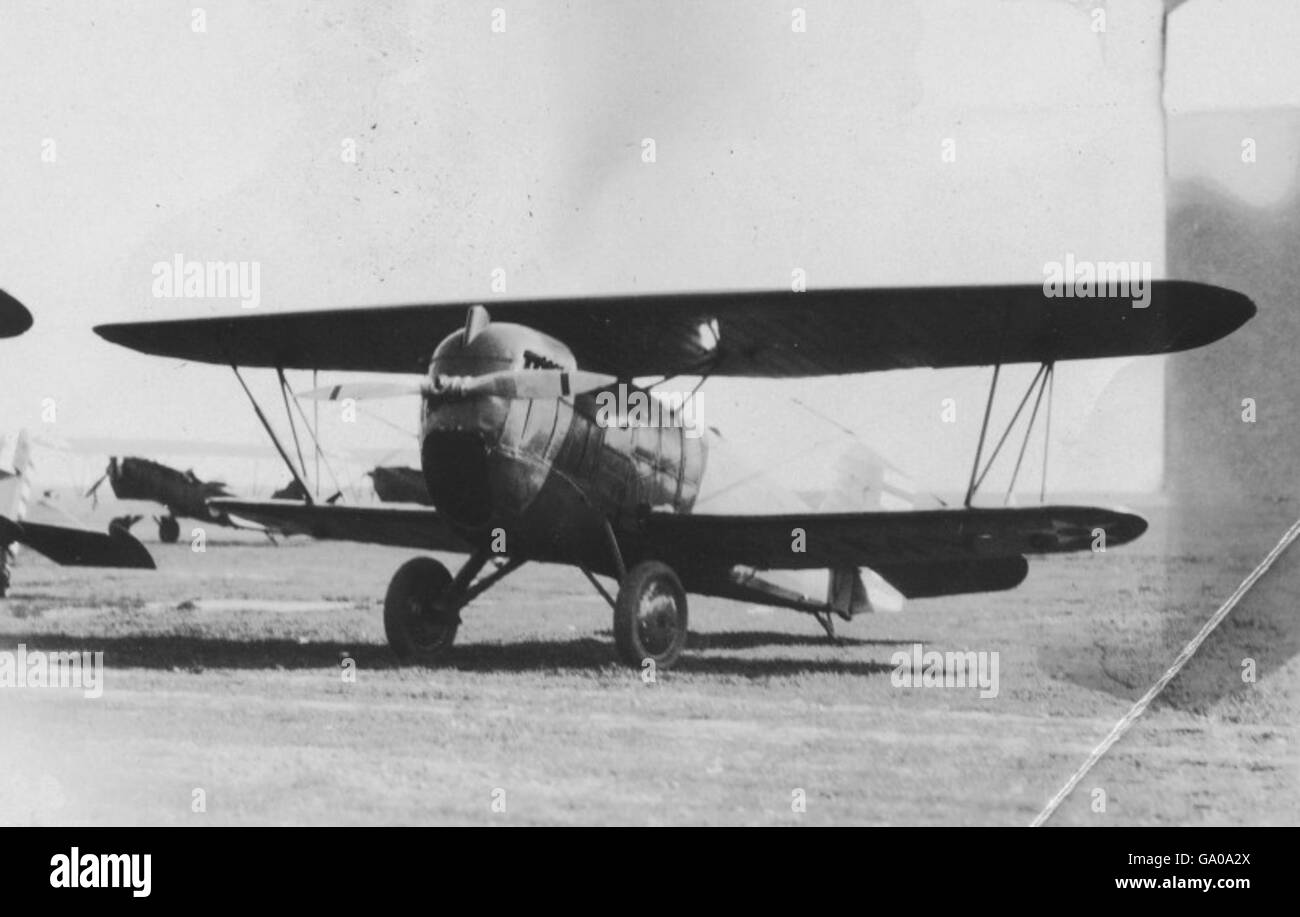 This image from the Everest Waid Collection features a vintage aircraft ...