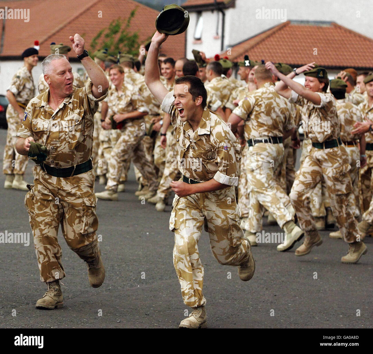 Troops from 51st Highland, 7th Battalion Royal Regiment of Scotland ...