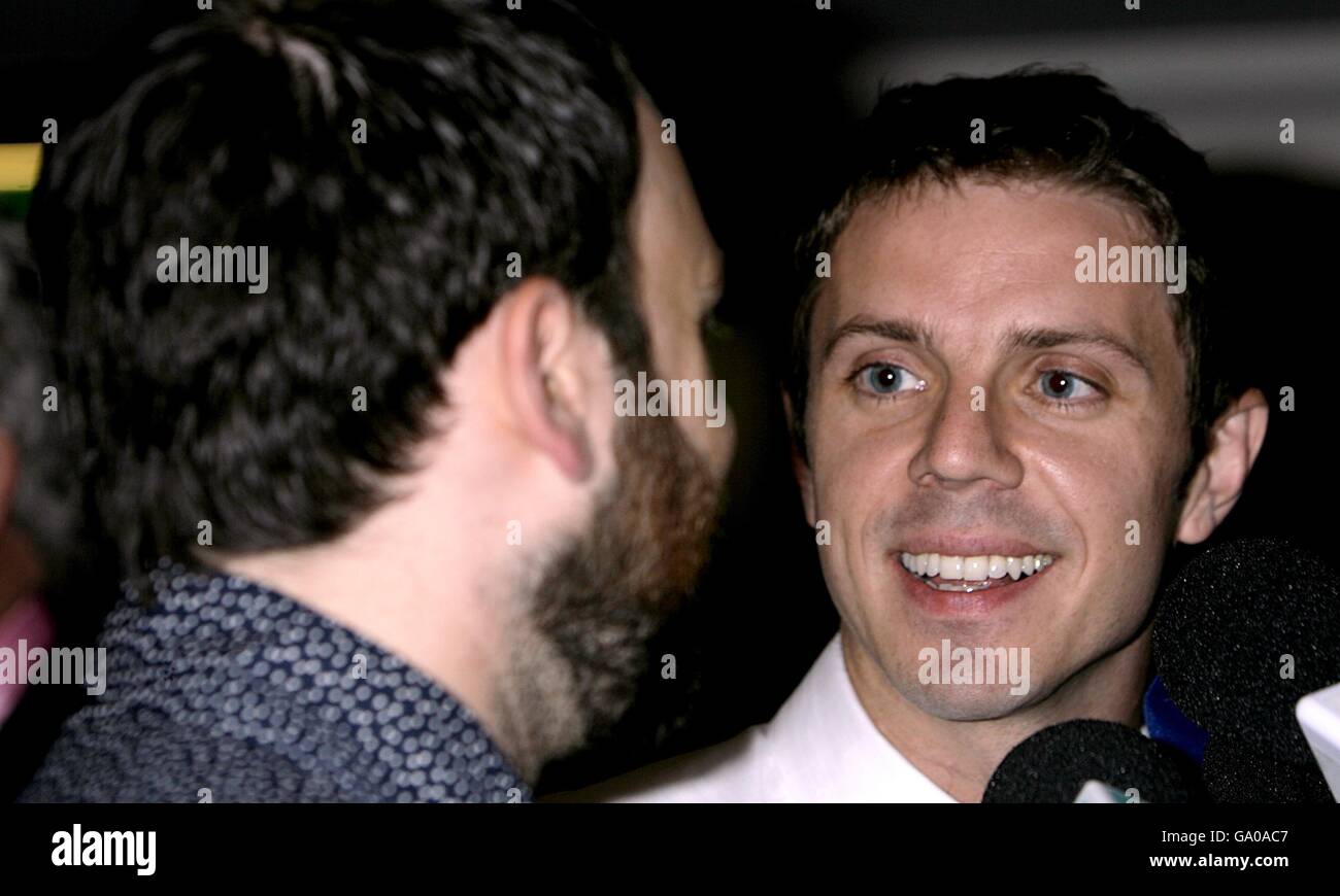 Jake Shears (right) and Baby Daddy of the Scissor Sisters arrive for ...