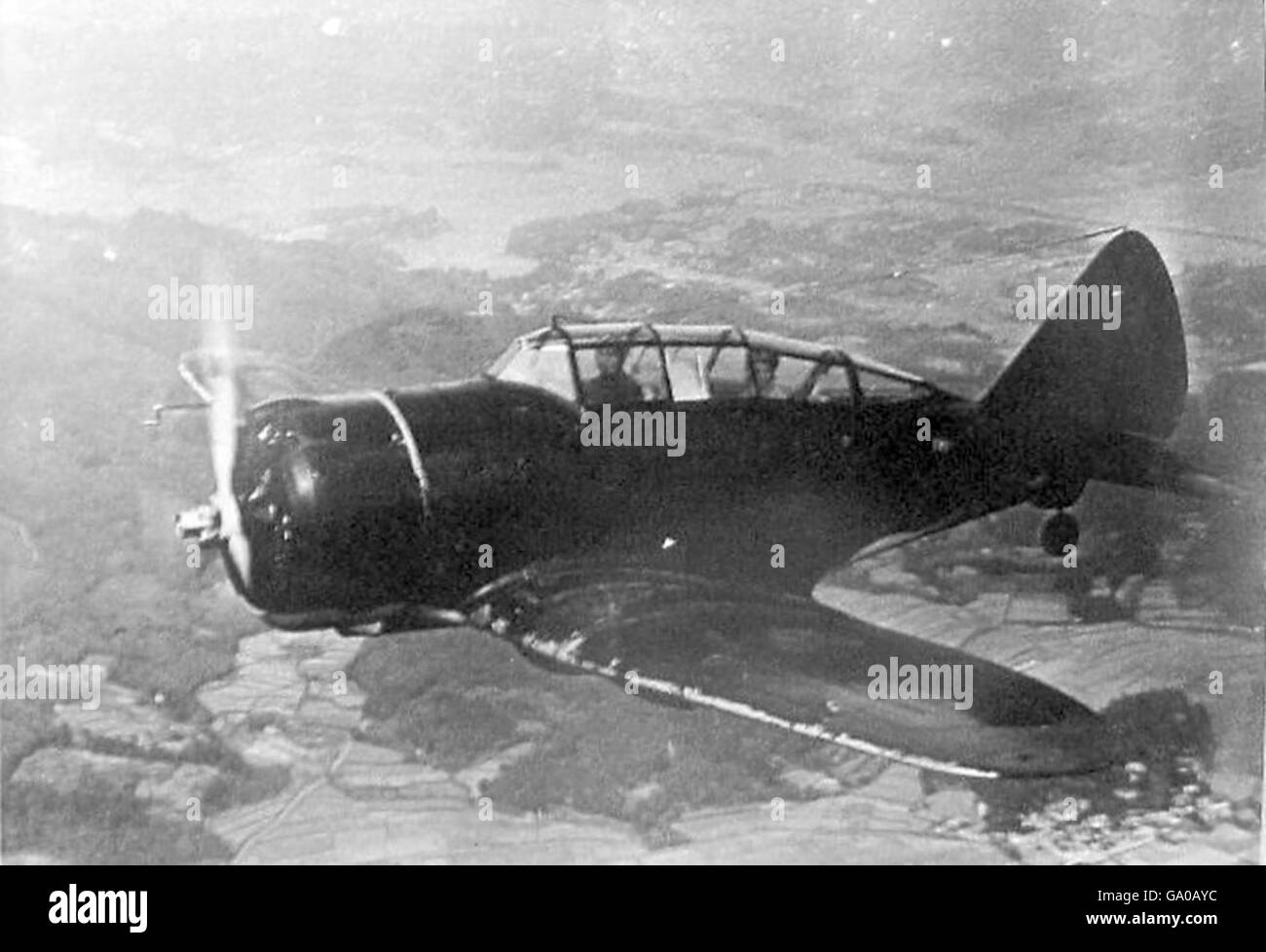 This image from the Ray Wagner Collection captures a U.S. Navy Corsair ...