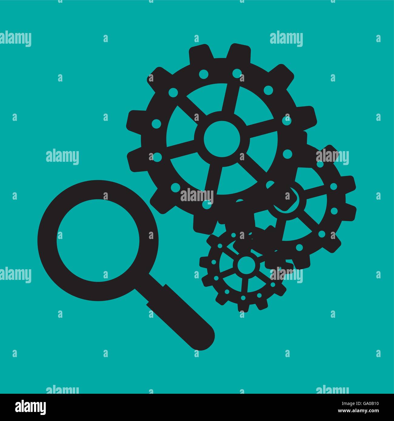 Process design. Solution and business concept. Flat illustration Stock ...