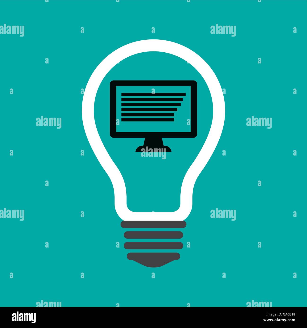 Process design. Solution and business concept. Flat illustration Stock ...