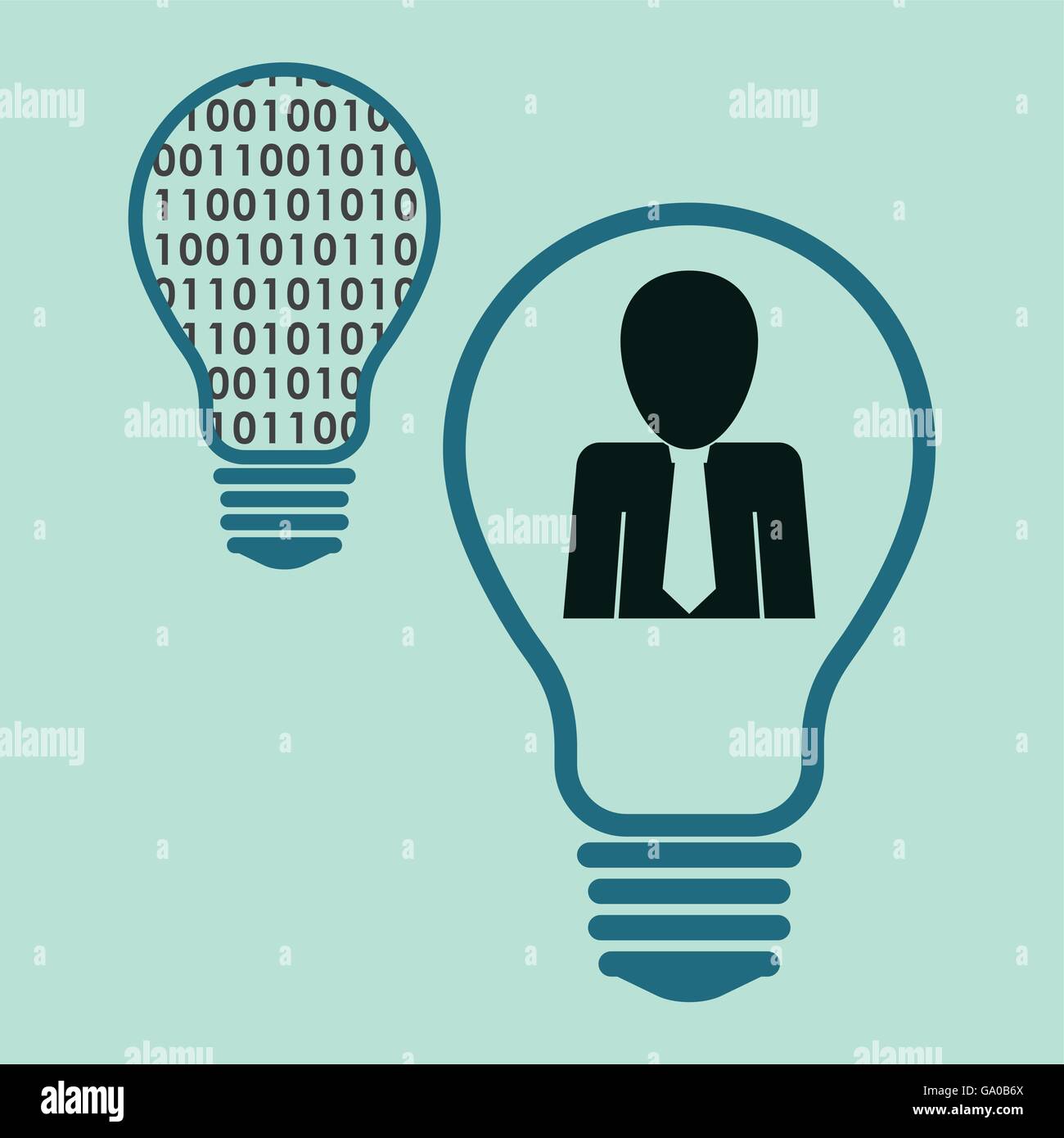 Process design. Solution and business concept. Flat illustration Stock ...