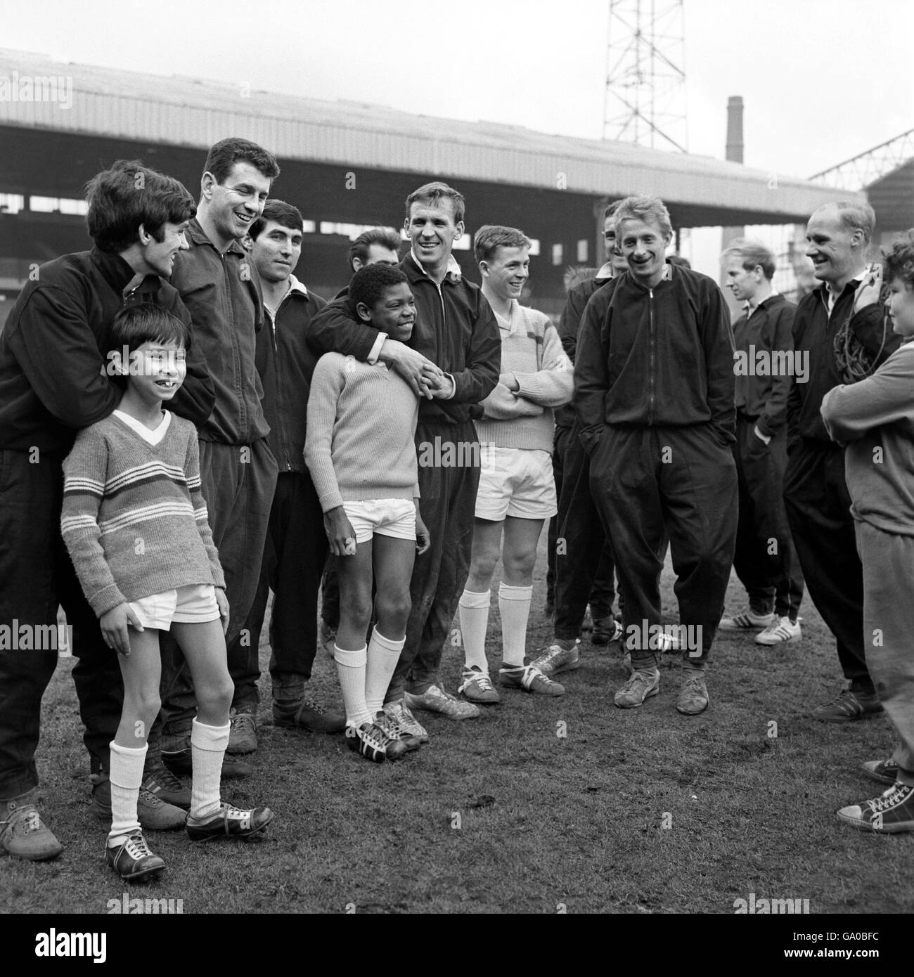 Meeting the stars Black and White Stock Photos & Images - Alamy