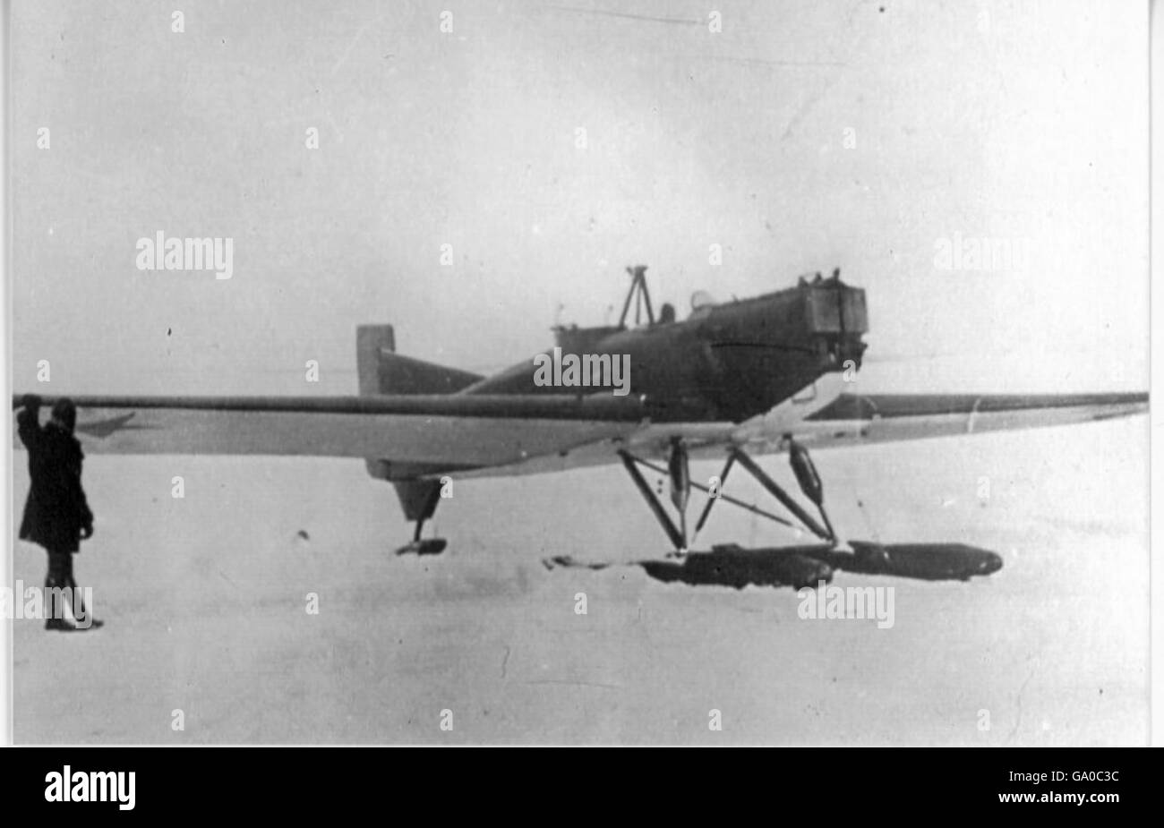 This image from the Ray Wagner Collection shows a military aircraft in ...