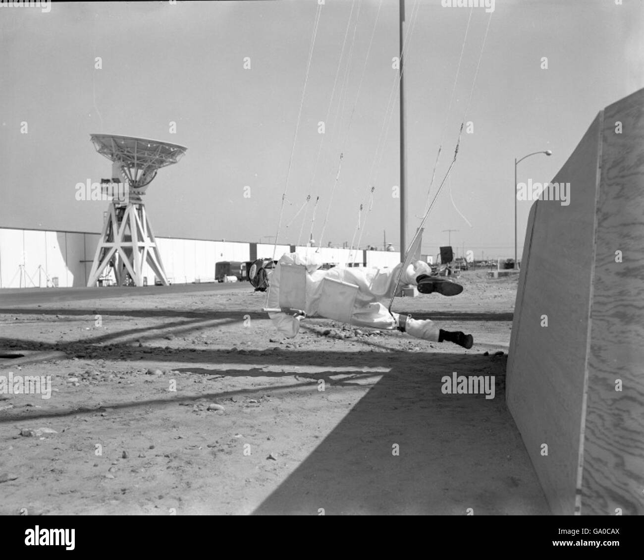 GD Astronautics Atlas missile test image showing the missile’s final ...