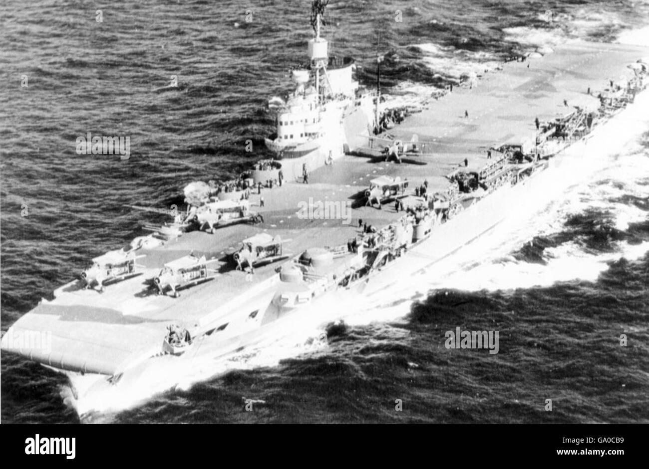 A 1940s military aircraft is shown taking off in this photo from the ...