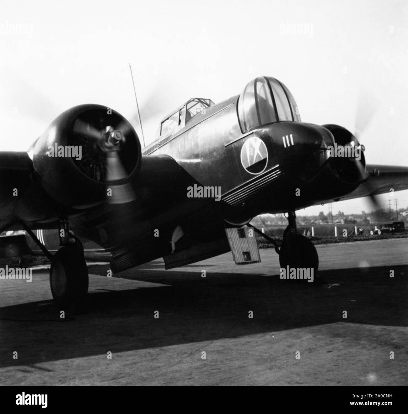 An image from the Ray Wagner Collection, featuring the Vultee V-48 ...