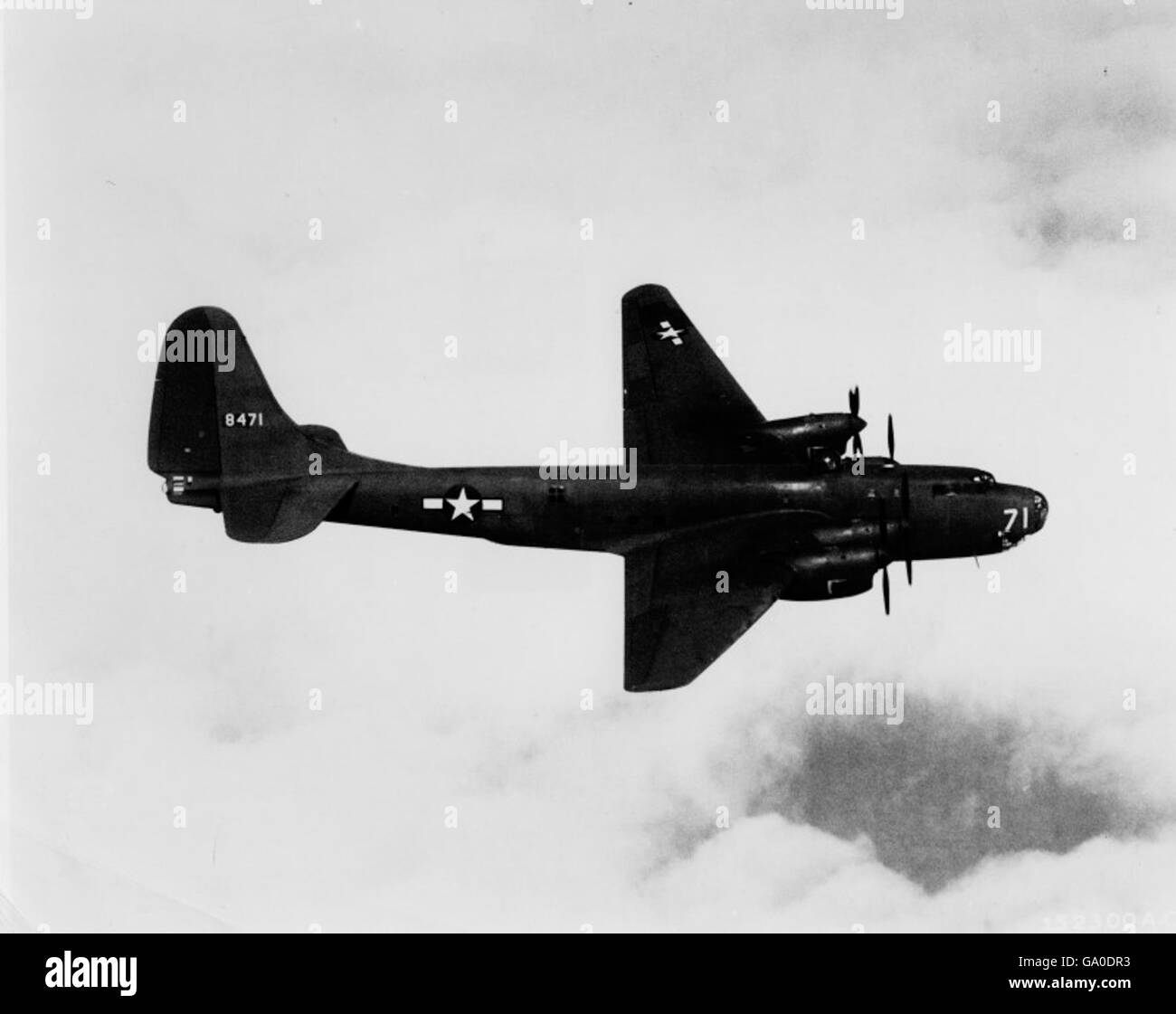 A Boeing B-29 Superfortress in flight, showcasing its advanced design ...