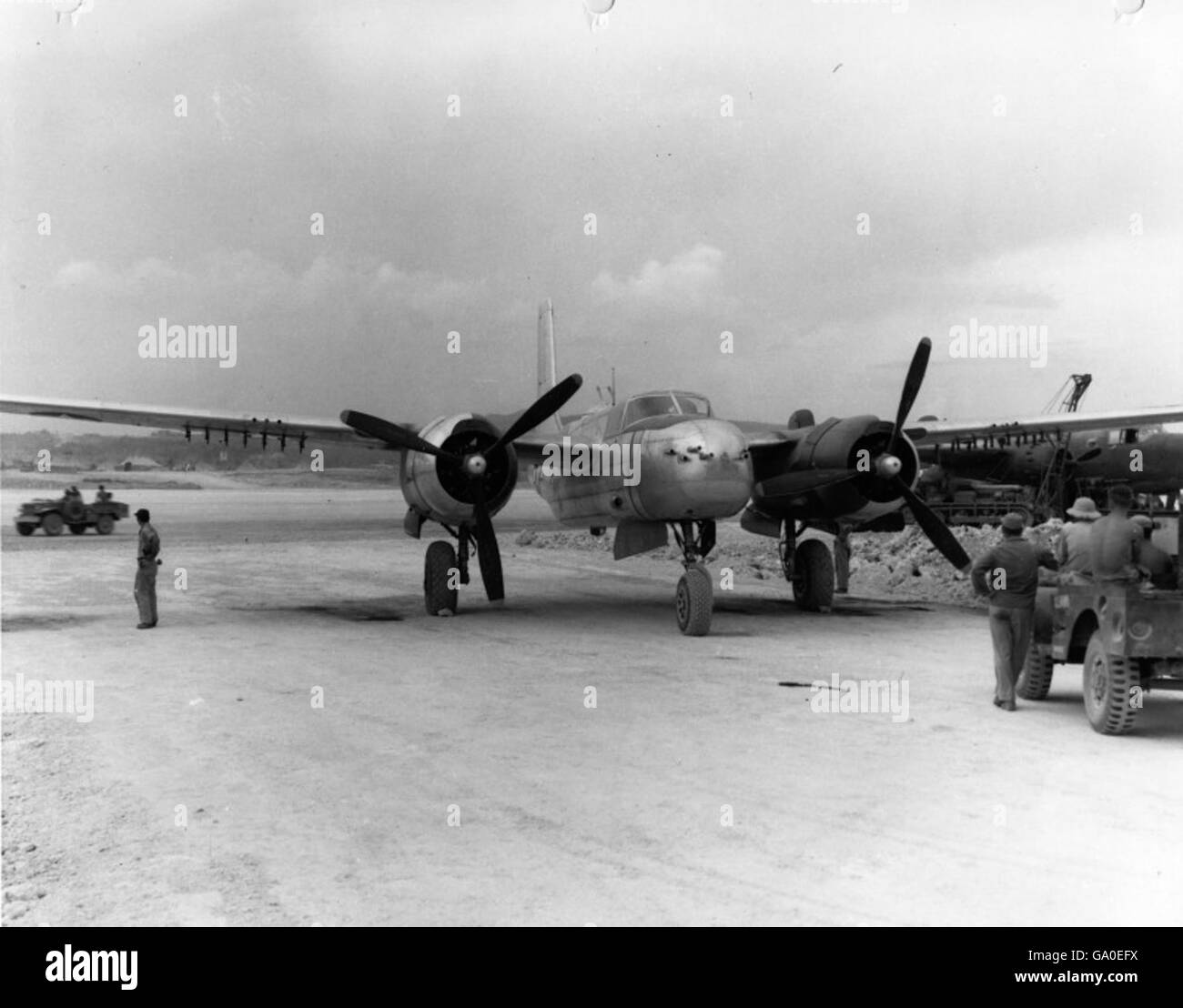 Image from the Rene Francillon Collection showing an early flight test ...