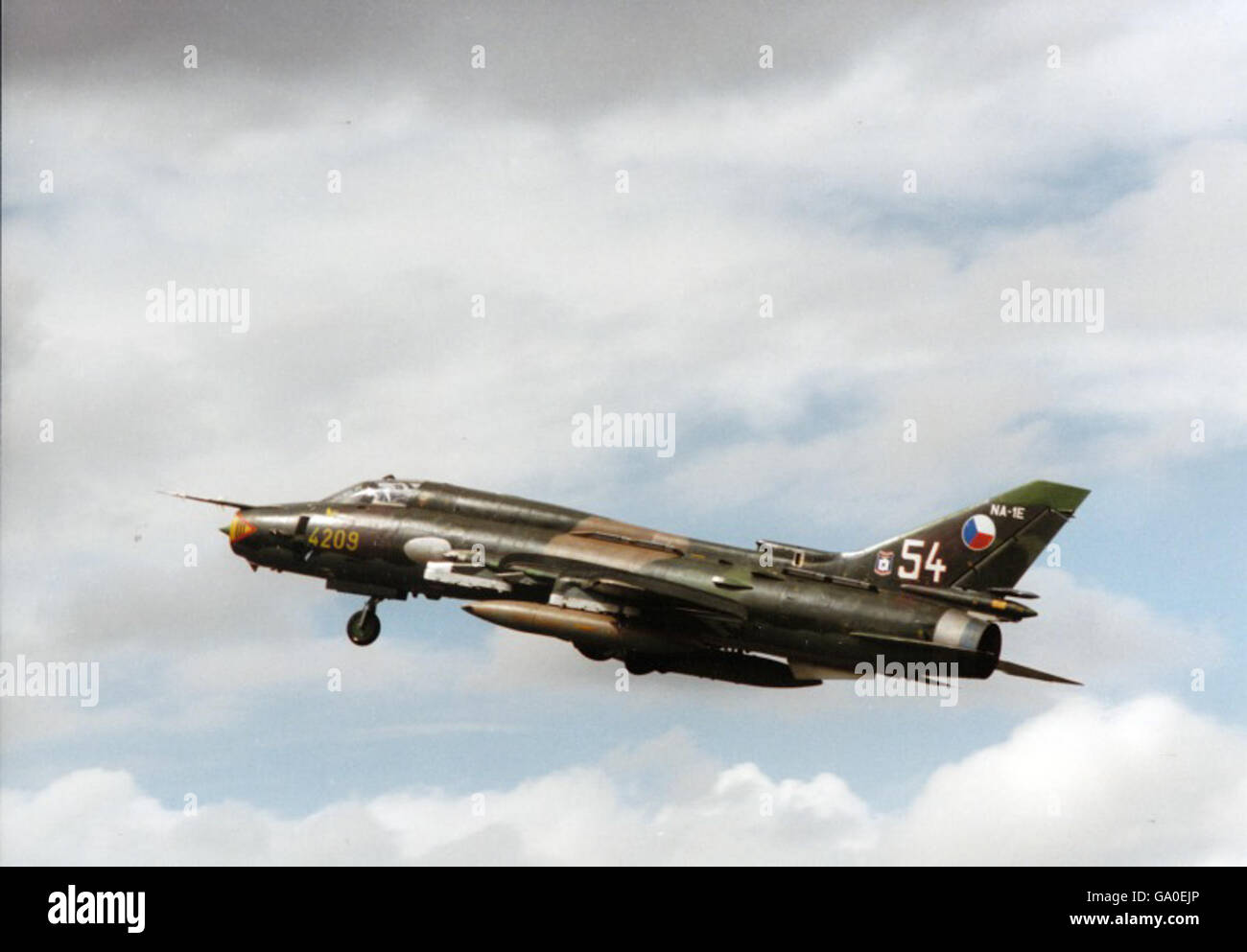 Image from the Rene Francillon Collection, showing an early test flight ...