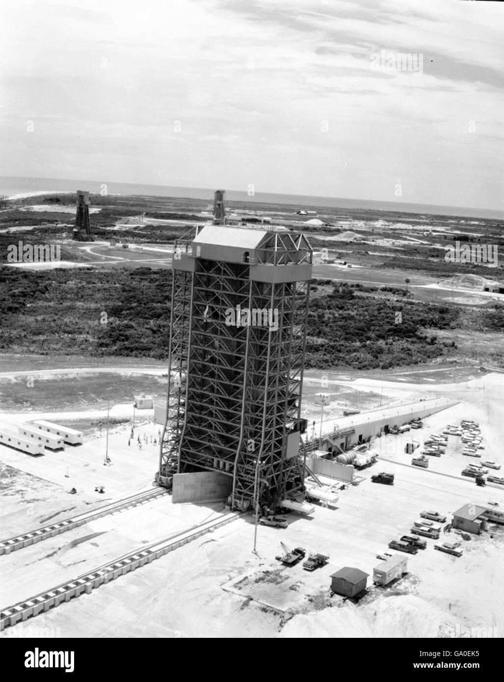 Image from the Atlas Negative Collection, capturing an Atlas missile ...