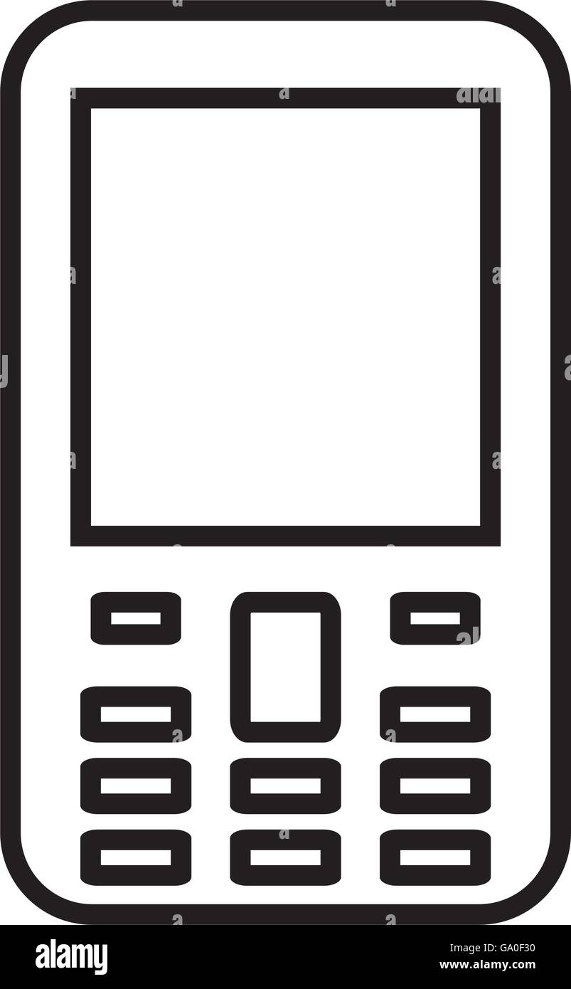 Cellphone with bubble icon. Mobile design. Vector graphic Stock Vector ...