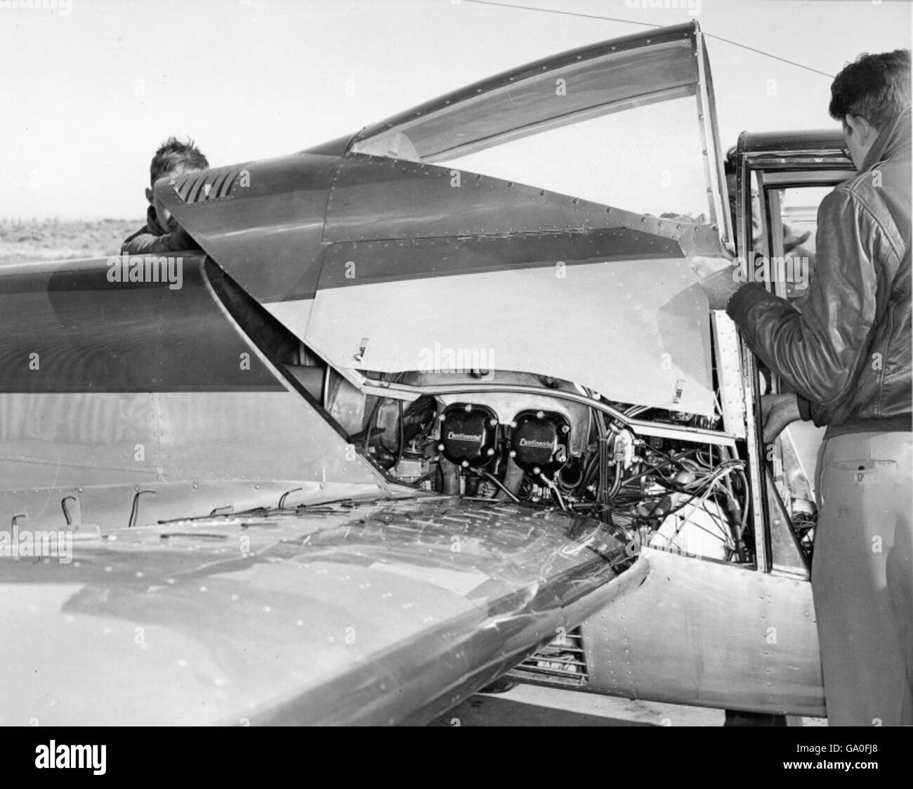 Lockheed factory interior showing the assembly line during aircraft ...