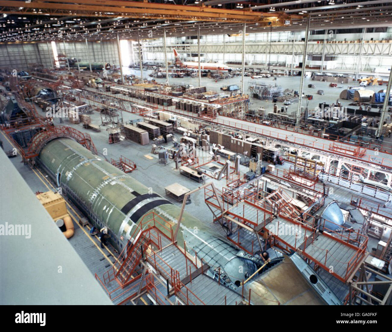 Curtiss F5L engine change, an image from the Robert Reedy Collection ...