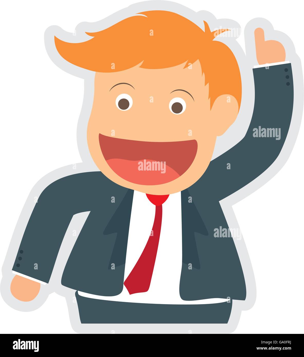 Cartoon man icon. Businessman design. Vector graphic Stock Vector Image ...