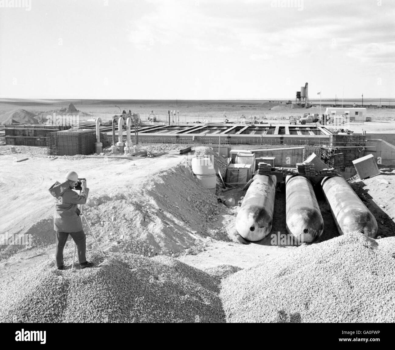 Atlas missile test conducted at Cape Canaveral on October 12, 1961 ...