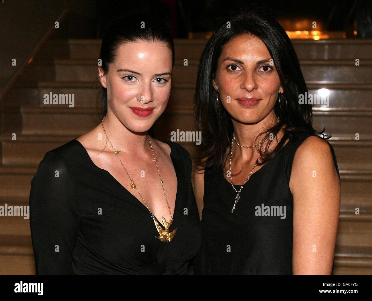 L-R Michelle Ryan and Gina Bellman arriving for the press launch of the ...