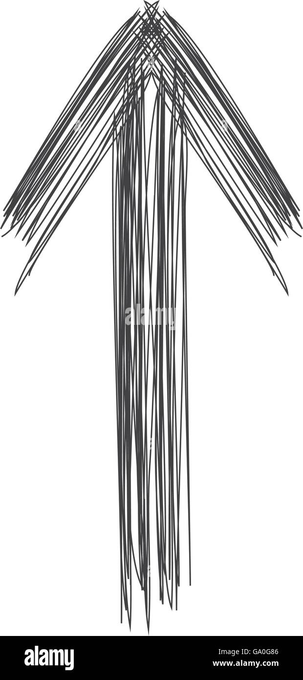 sketch arrow. Direction design. Vector graphic Stock Vector Image & Art ...