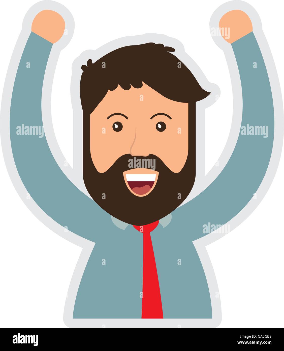 Cartoon man icon. Businessman design. Vector graphic Stock Vector Image ...