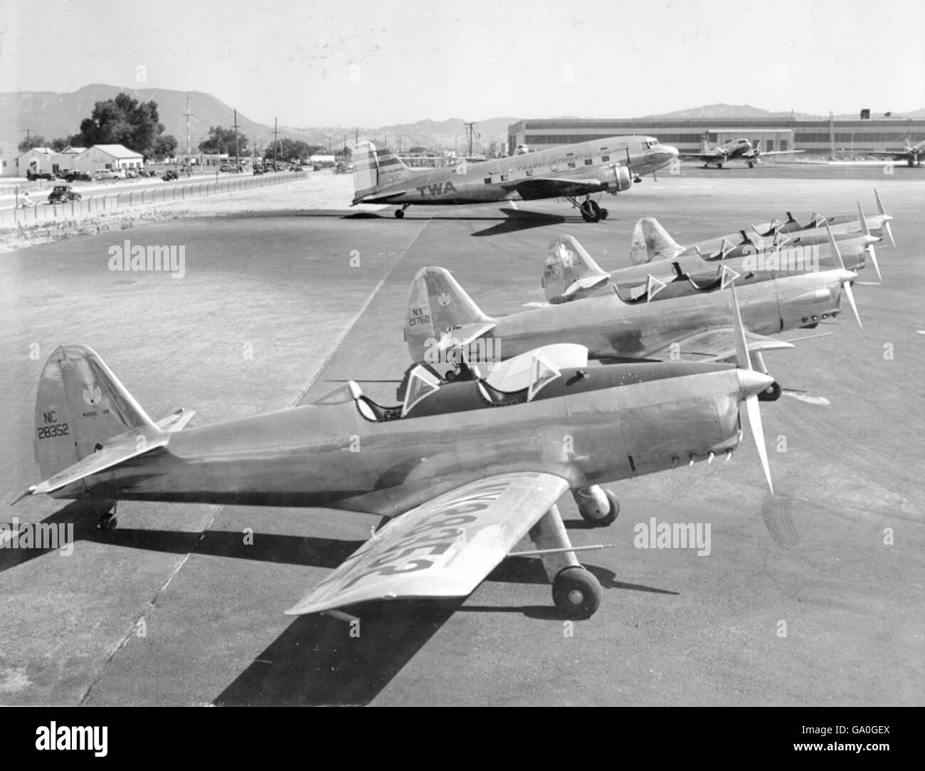 An image from the Robert Reedy Collection showing an early aircraft in ...