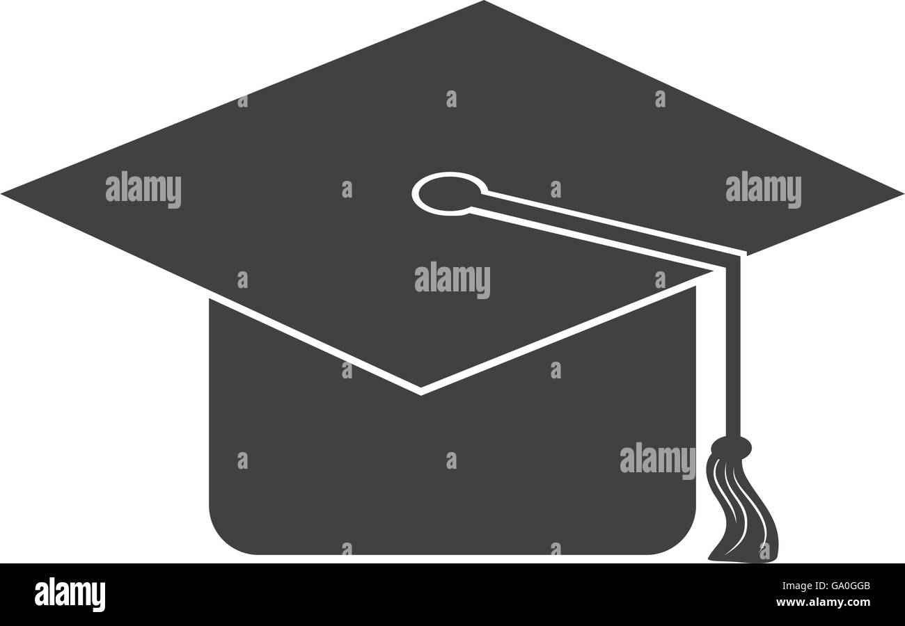 Graduation cap icon. Graduation and education design. Vector gra Stock ...