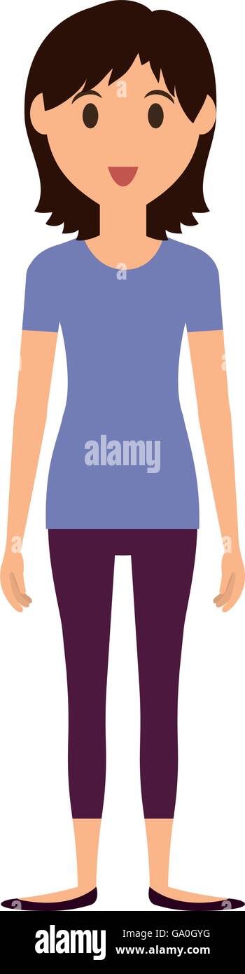 Cartoon woman icon. Person design. Vector graphic Stock Vector Image ...