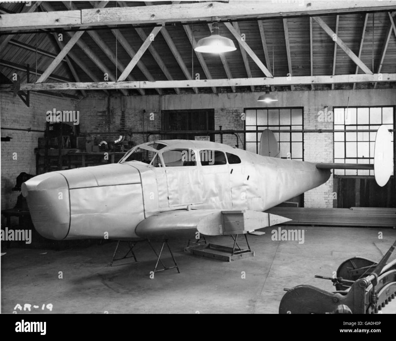 Image from the Robert Reedy Collection, showing the Lockheed Hudson V production line at the ...