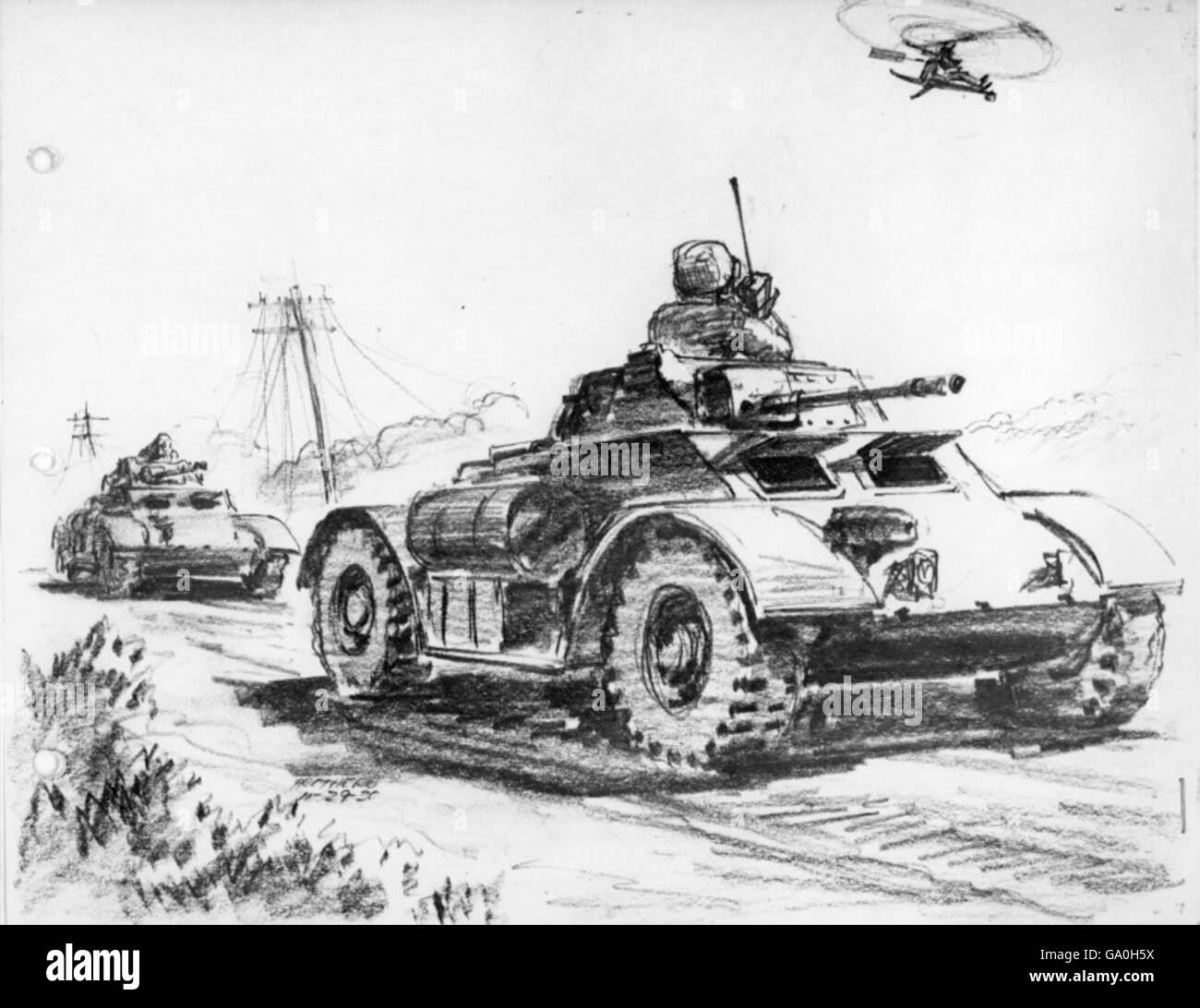 This image from the Robert Reedy Collection depicts an early military ...